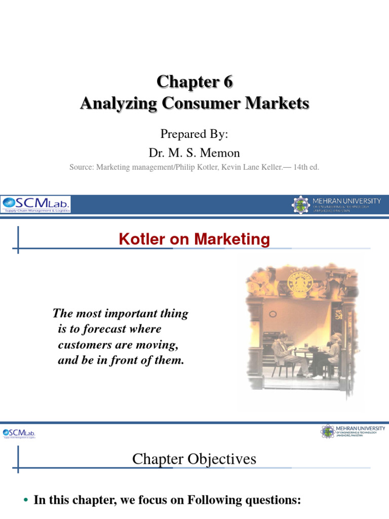 Chap6 Analyzing Consumer Markets | PDF | Consumer Behaviour | Motivation