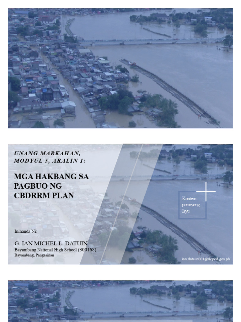 Unang Yugto Sa Pagsasagawa NG CBDRRM Plan | PDF