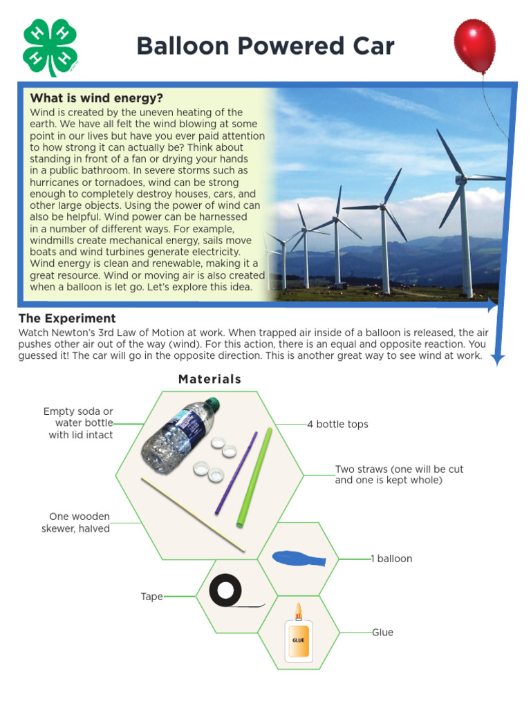 Balloon Powered Car PDF | PDF