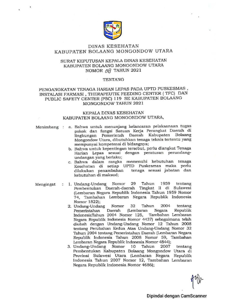 SK THL Uptd Puskesmas Ifk TFC PSC Compressed 1 Compressed Compressed | PDF