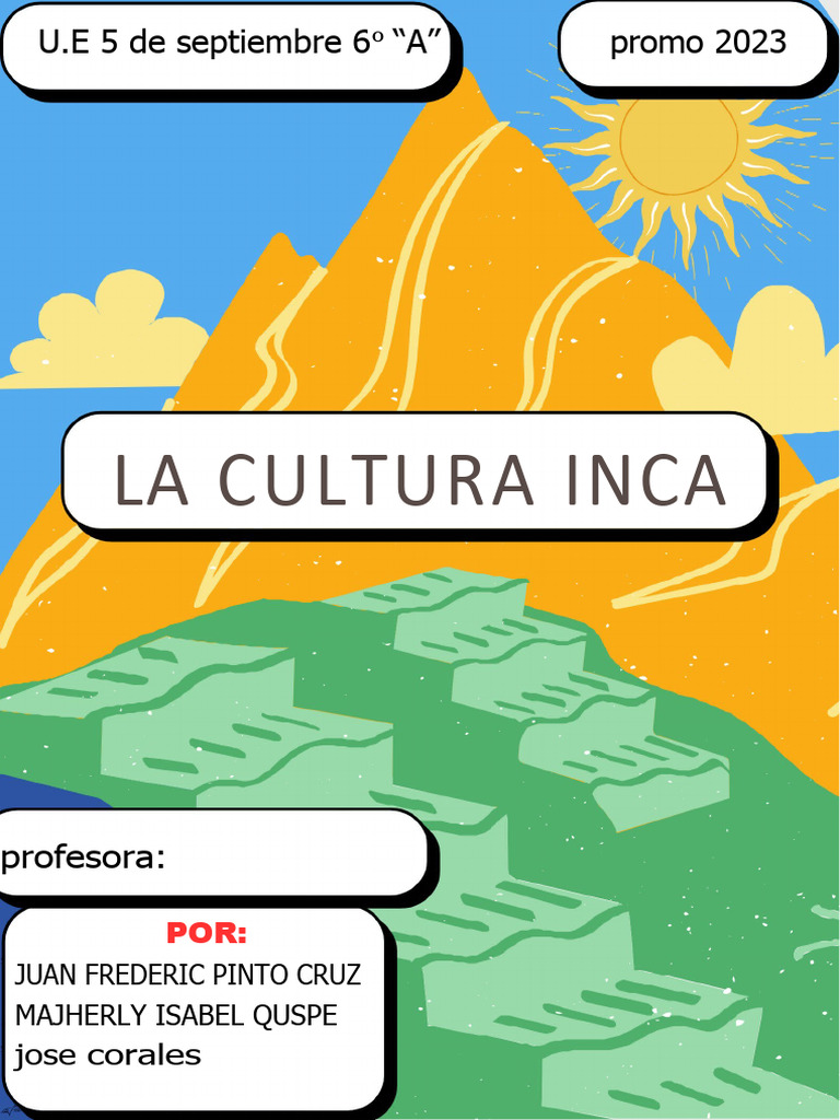 La Cultura Inca | PDF | Imperio Inca | Perú