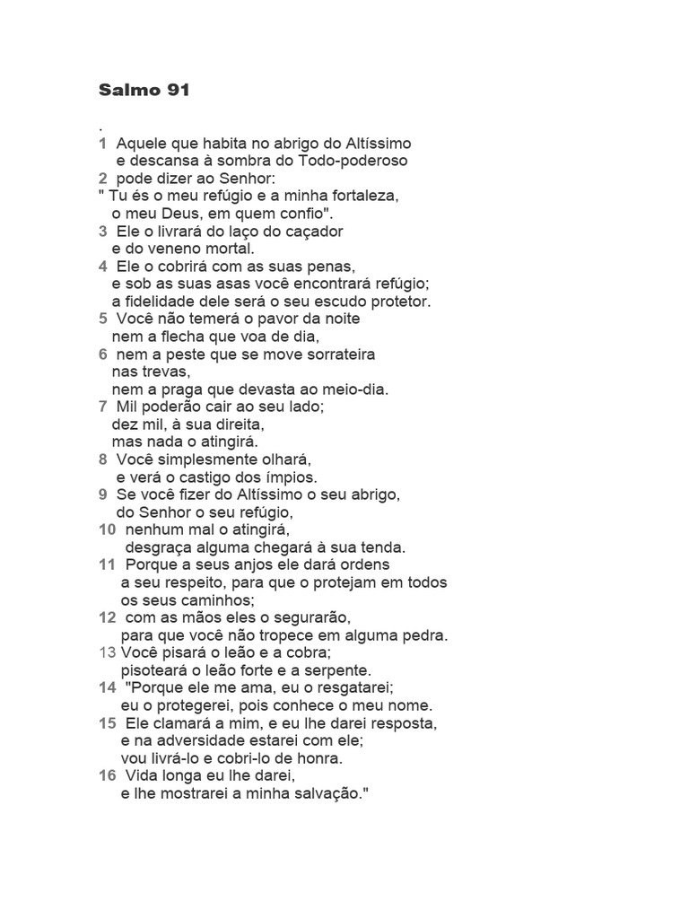 Salmo 91 | PDF