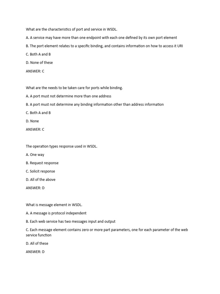 Microservices MCQ Questions and Answers | PDF
