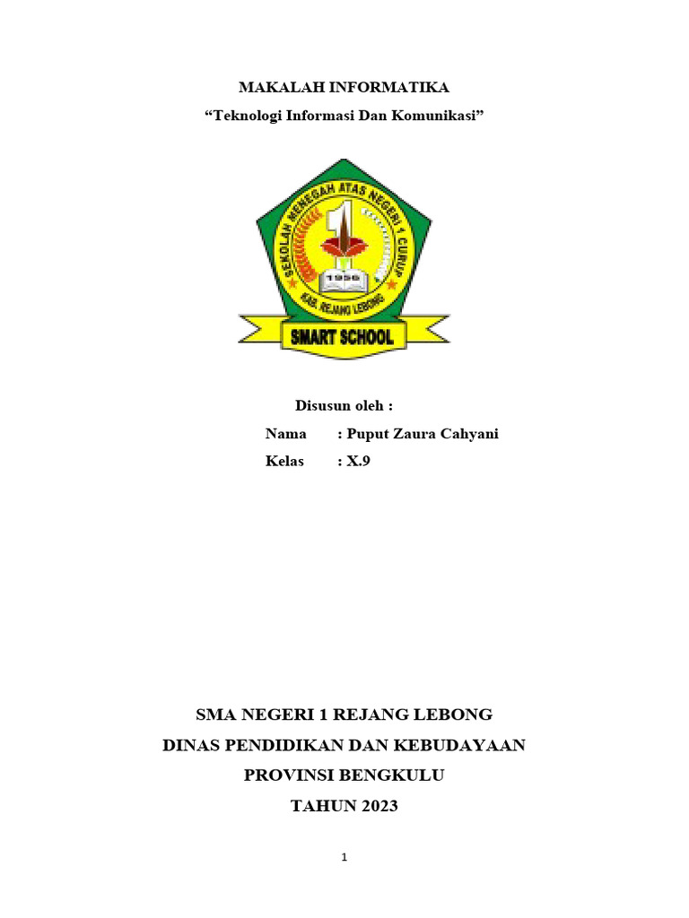 Makalah Informatika | PDF | Komputer