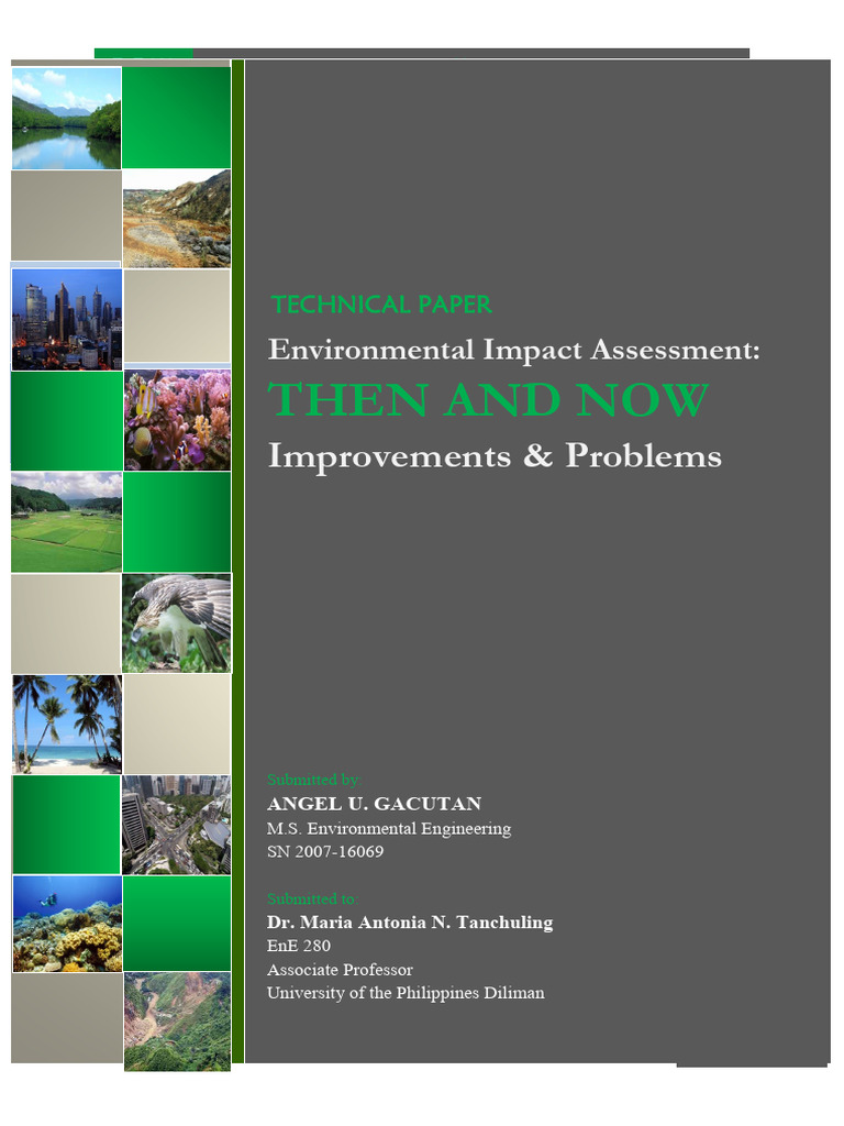 EIA - THEN AND NOW, Improvements & Problems | PDF
