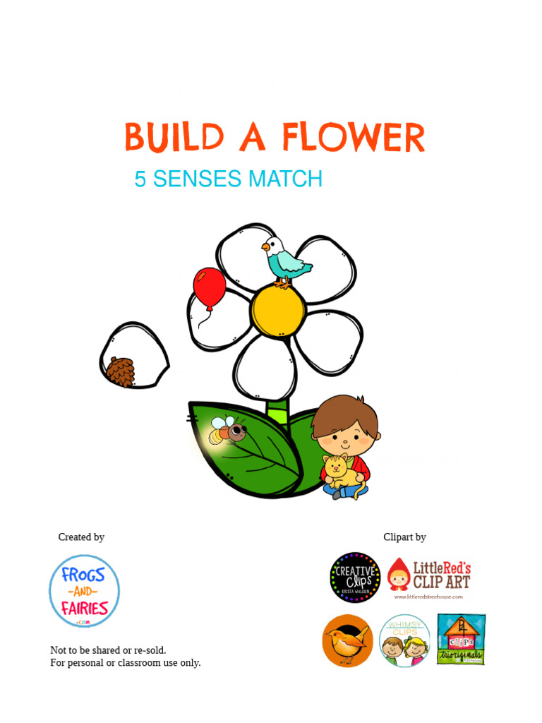 Five Senses Flower Craft Activity | PDF