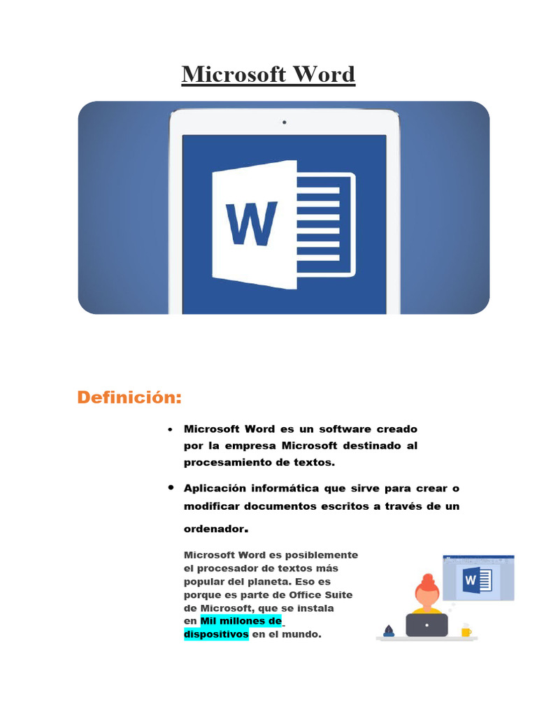 Trabajo de Microsoft Word | Descargar gratis PDF | Microsoft Word | Microsoft