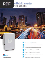 Deye 6kW Off-Grid Inverter Manual | PDF | Solar Panel | Power Inverter