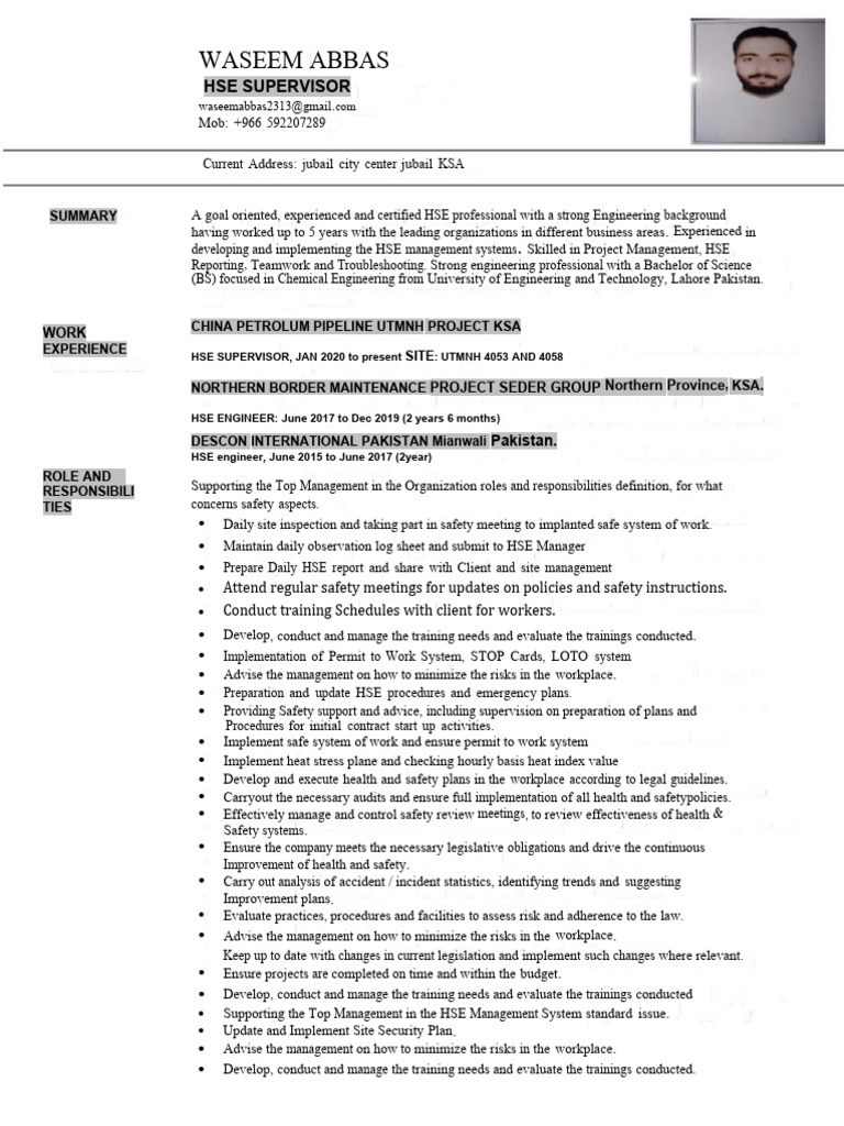Waeem CV | PDF
