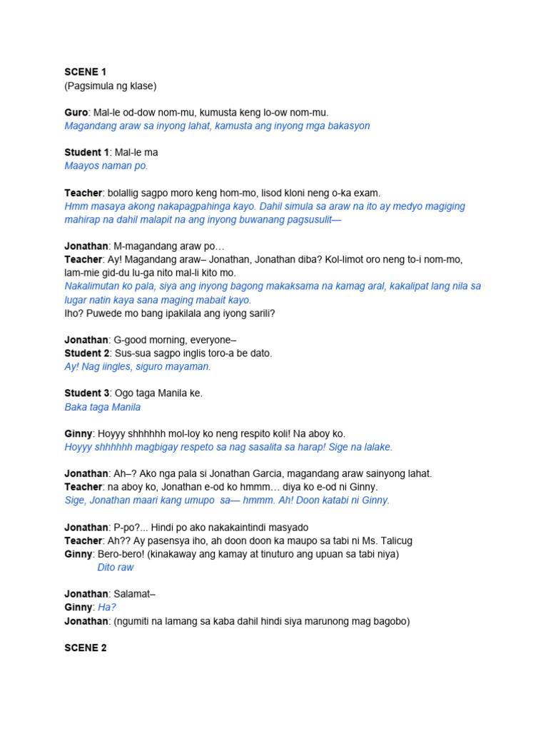 Filpino Script 2 | PDF