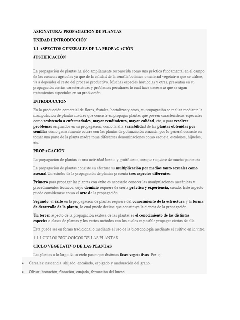 Propagación Vegetal | PDF | Compost | Invernadero