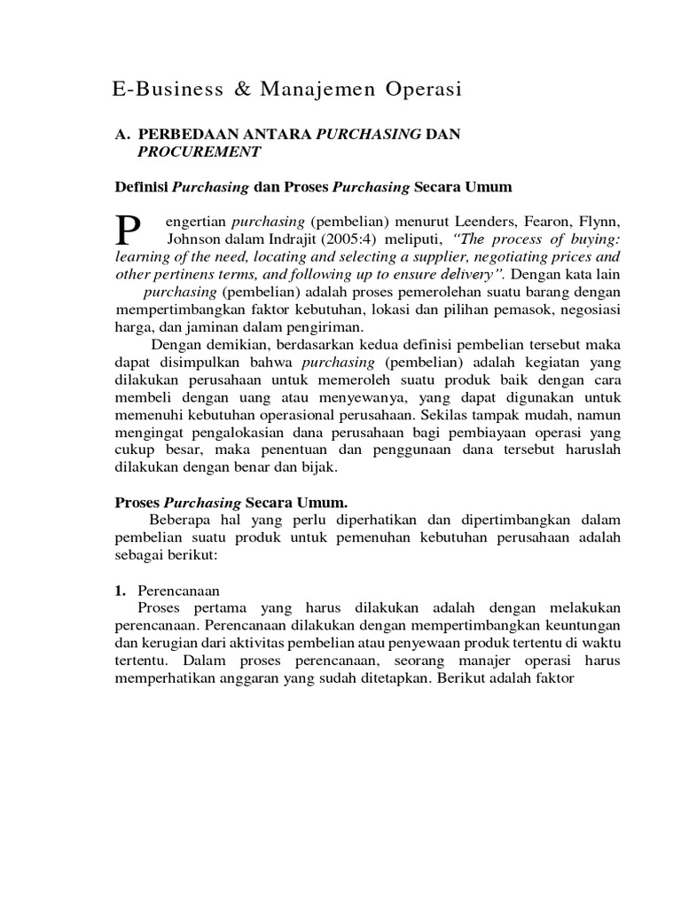 Contoh Materi Ebusiness | PDF