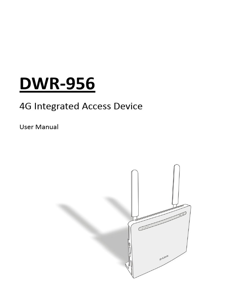 DWR 956 (D Link) - Manual - tcm94 309334 | PDF | Ip Address | Wireless Lan