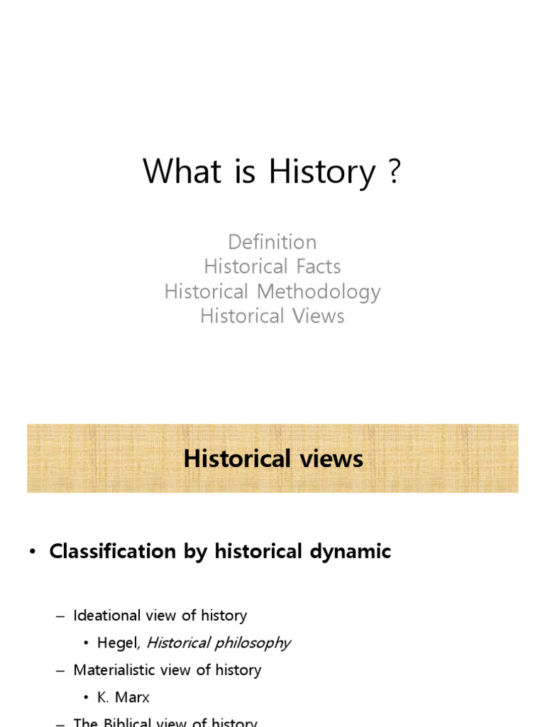 1-2. What Is History PDF | PDF | Political Theories | Philosophical ...