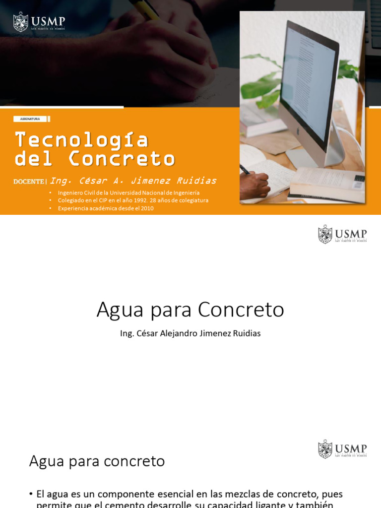 4 - Agua para El Concreto | PDF