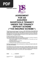 DPS Deposit Protection Terms 2025 | PDF | Leasehold Estate | Landlord