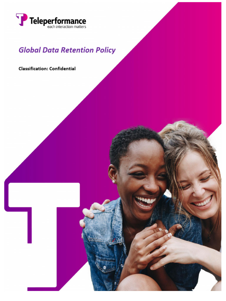 Global Data Retention Policy V2 Pdf Records Management Regulatory