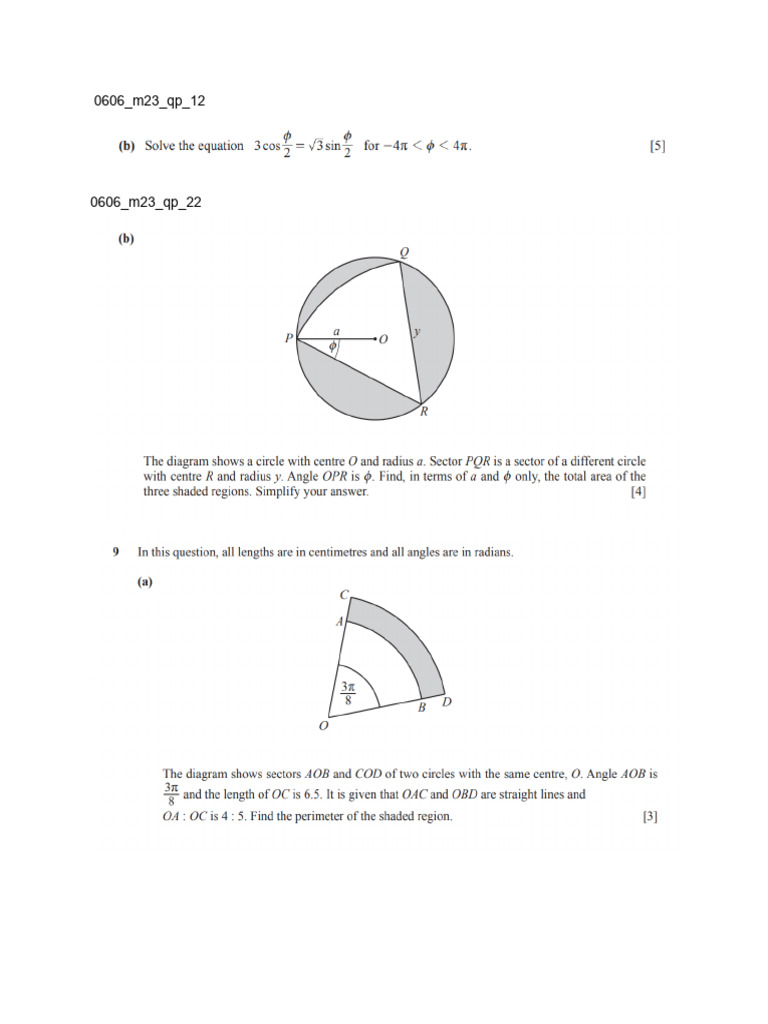 Unit 8 And 9 Trigonometry Worksheet Igcse Additional Mathematics Pdf