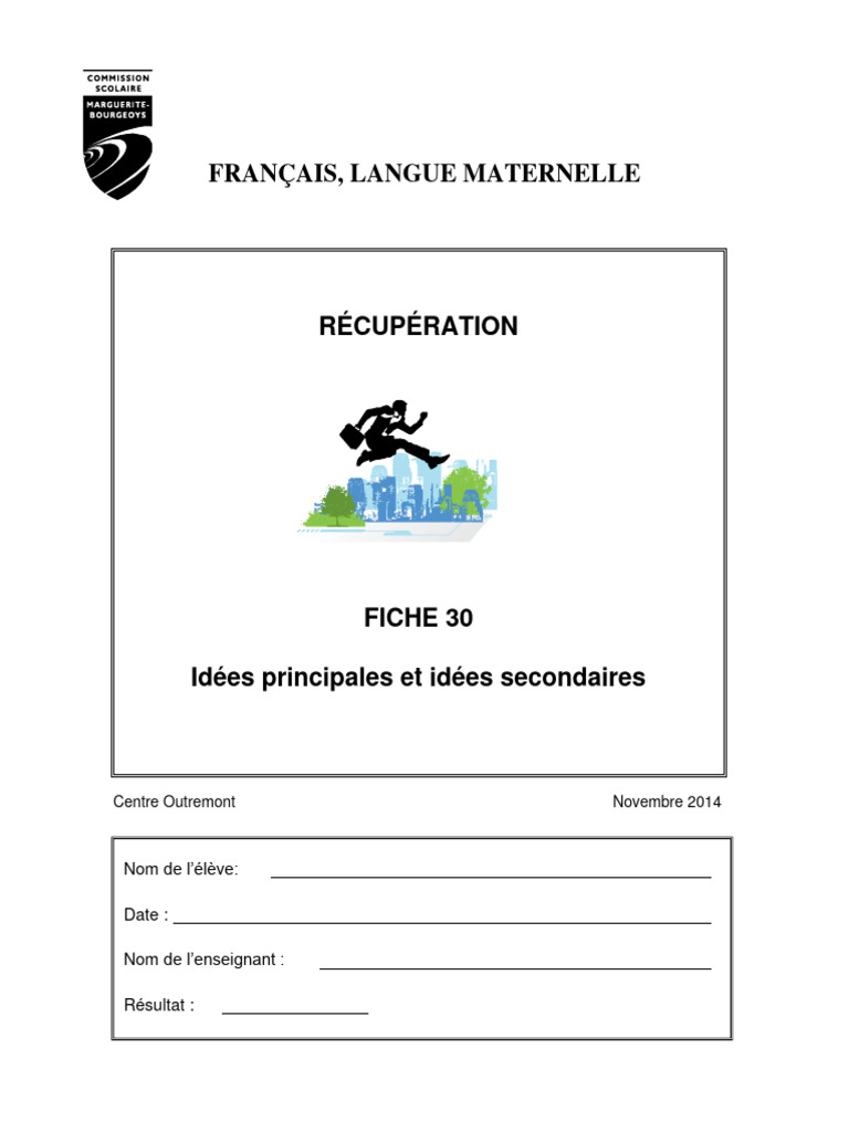 Idées Principales et Secondaires en Texte | PDF | Ultra-violet | Soleil