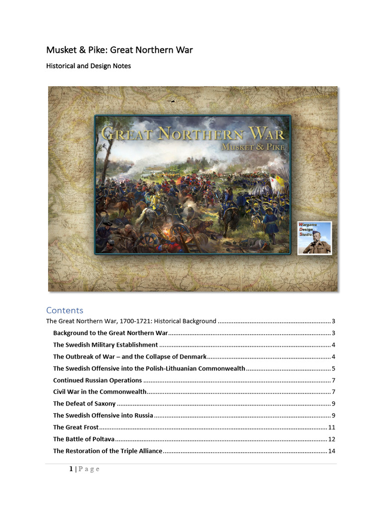 Great Northern War: Historical Overview | PDF | 2nd Millennium ...