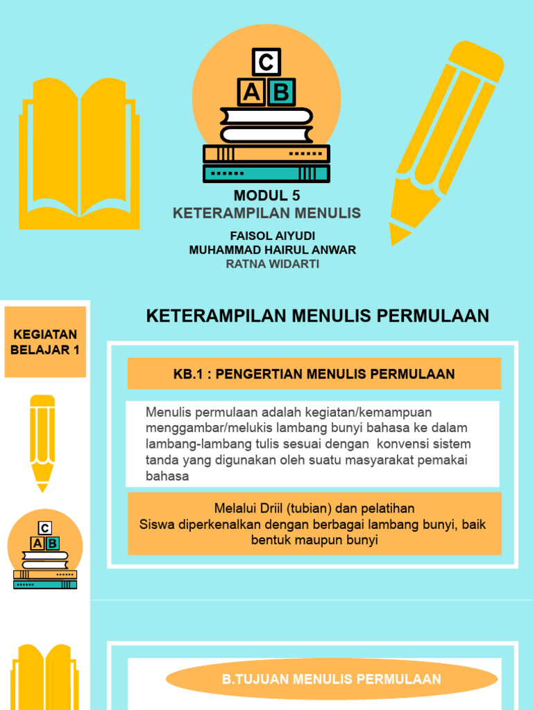Modul 5 Keterampilan Bahasa | PDF | Seni & Disiplin Bahasa