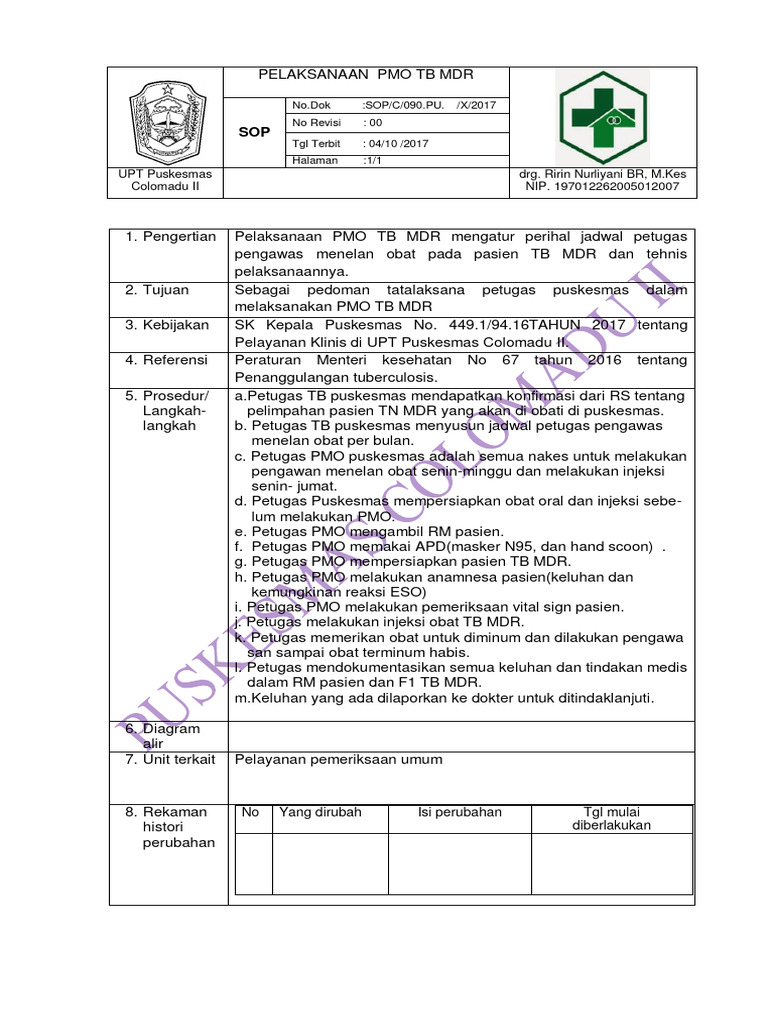 Pmo TB MDR | PDF