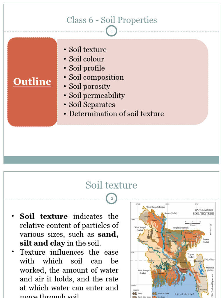 Class 6 Soil Properties | PDF