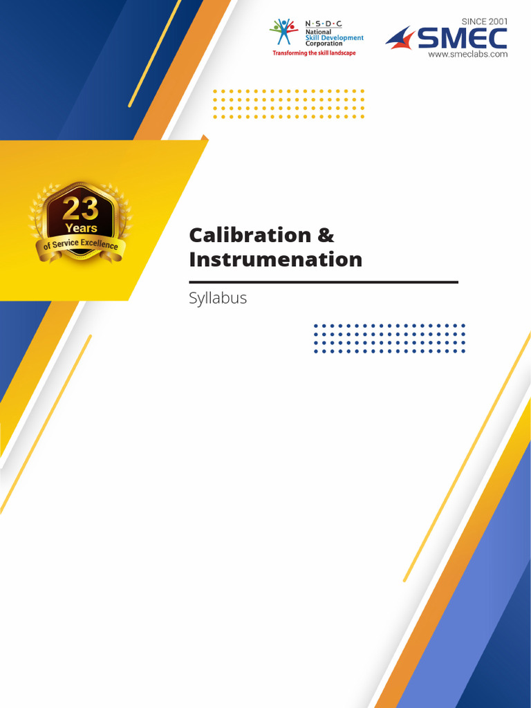 Calibration and Instrumentation | PDF