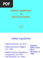 Cea Safety Regulations 2010 | PDF | High Voltage | Electrical Wiring