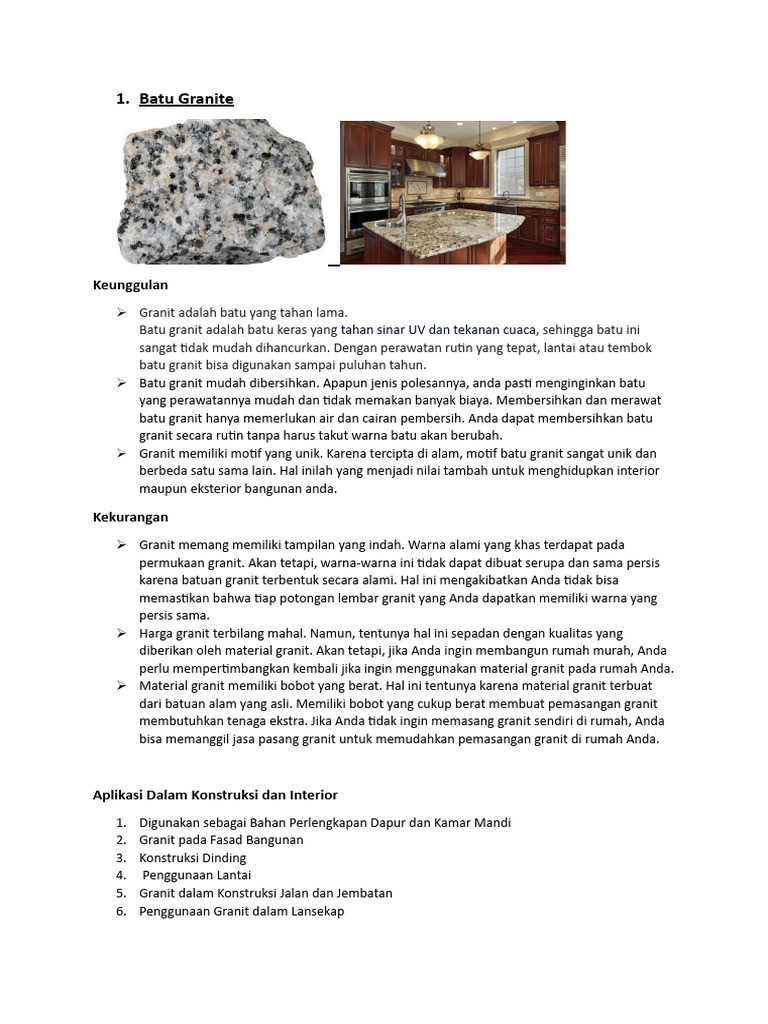 Batu Granite | PDF