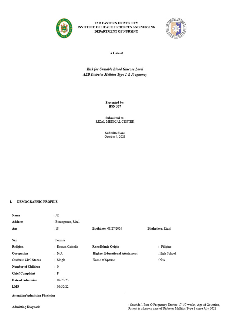 NCP Sample - Case Pres | PDF