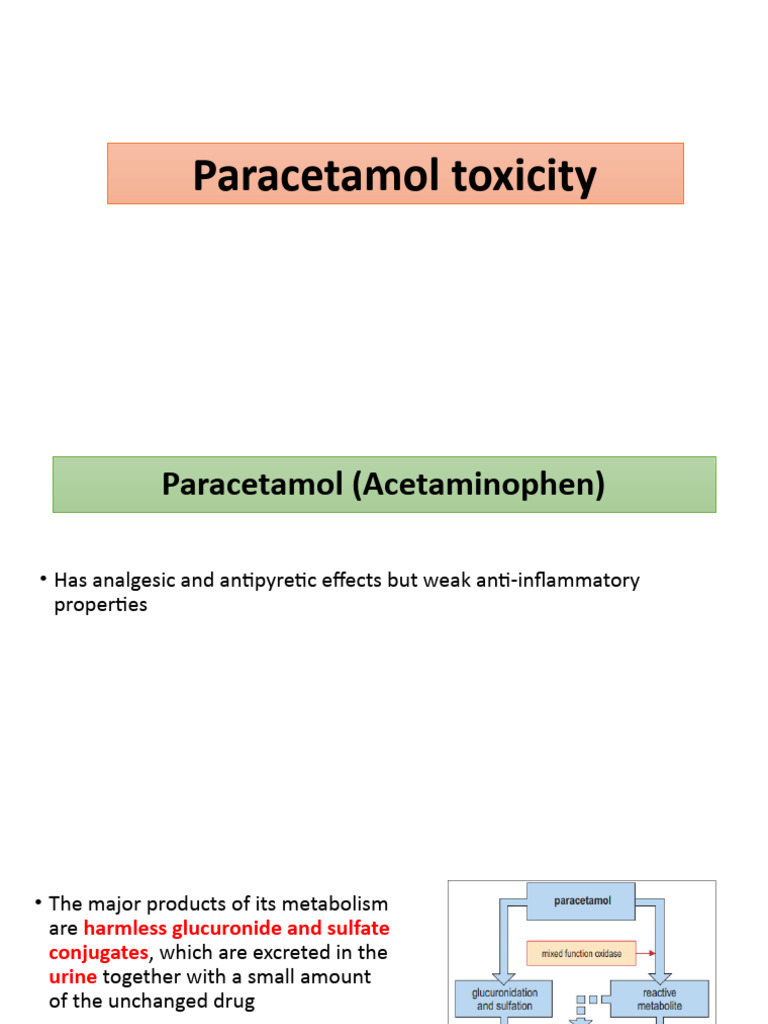 Paracetamol Toxicity | PDF | Pharmacology | Medical Specialties