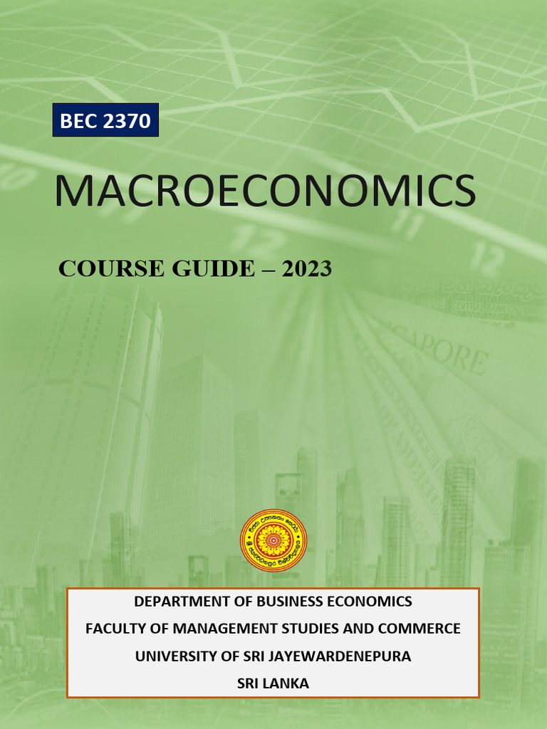 BEC 2370 Course Guide | PDF