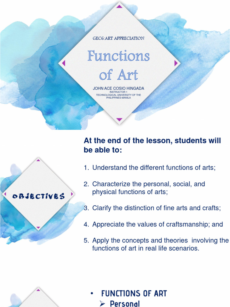 Functions of Art | PDF