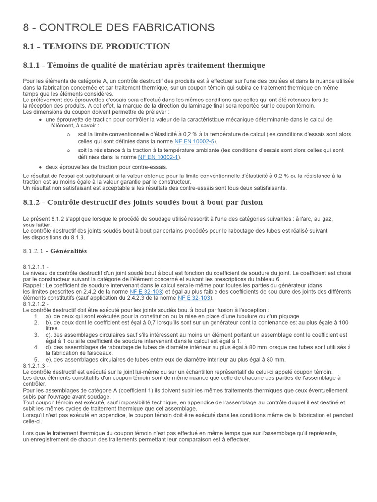 NF E32-105 CND | PDF | Soudage | Construction