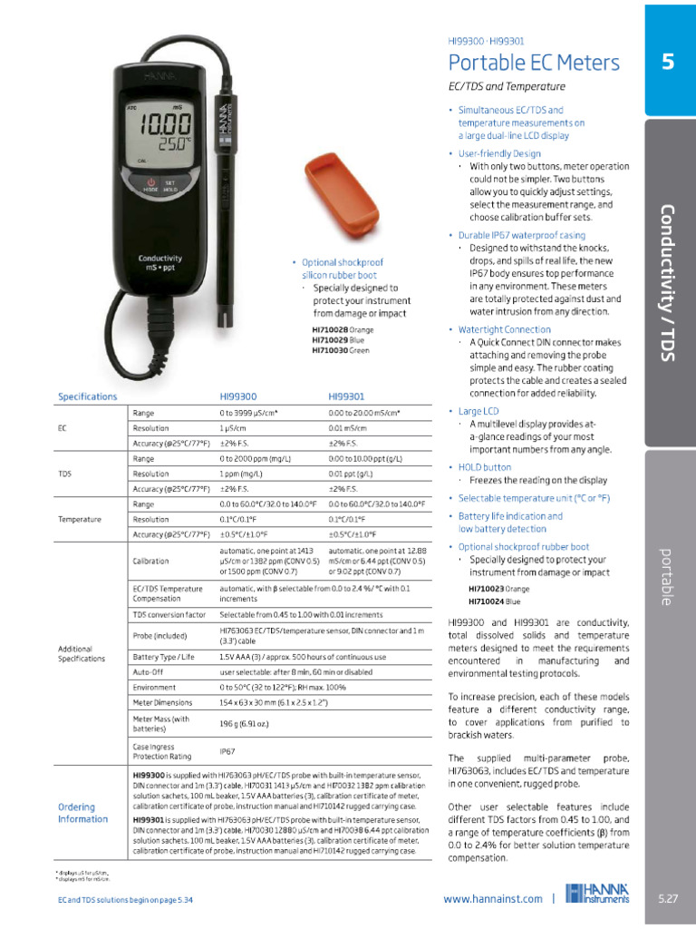 Hi99300-Hi99301 en | PDF