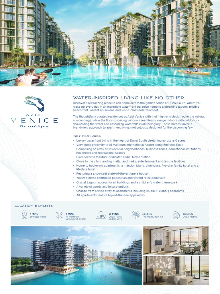 Azizi Venice Factsheet | PDF