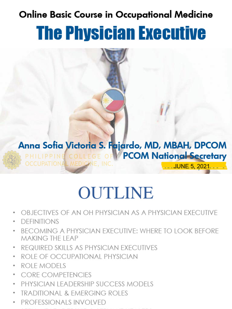 Pcom - Online Bcom - Physician Executive - Dr. Fajardo | PDF ...
