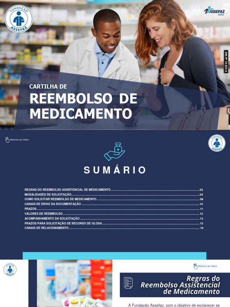 C Cartilha de Reembolso de Medicamento Final f6f7c609 | PDF