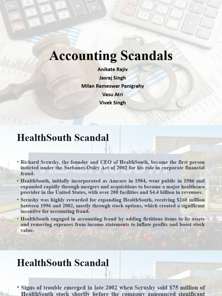 Accounting Scandals | PDF | Tesco | Business