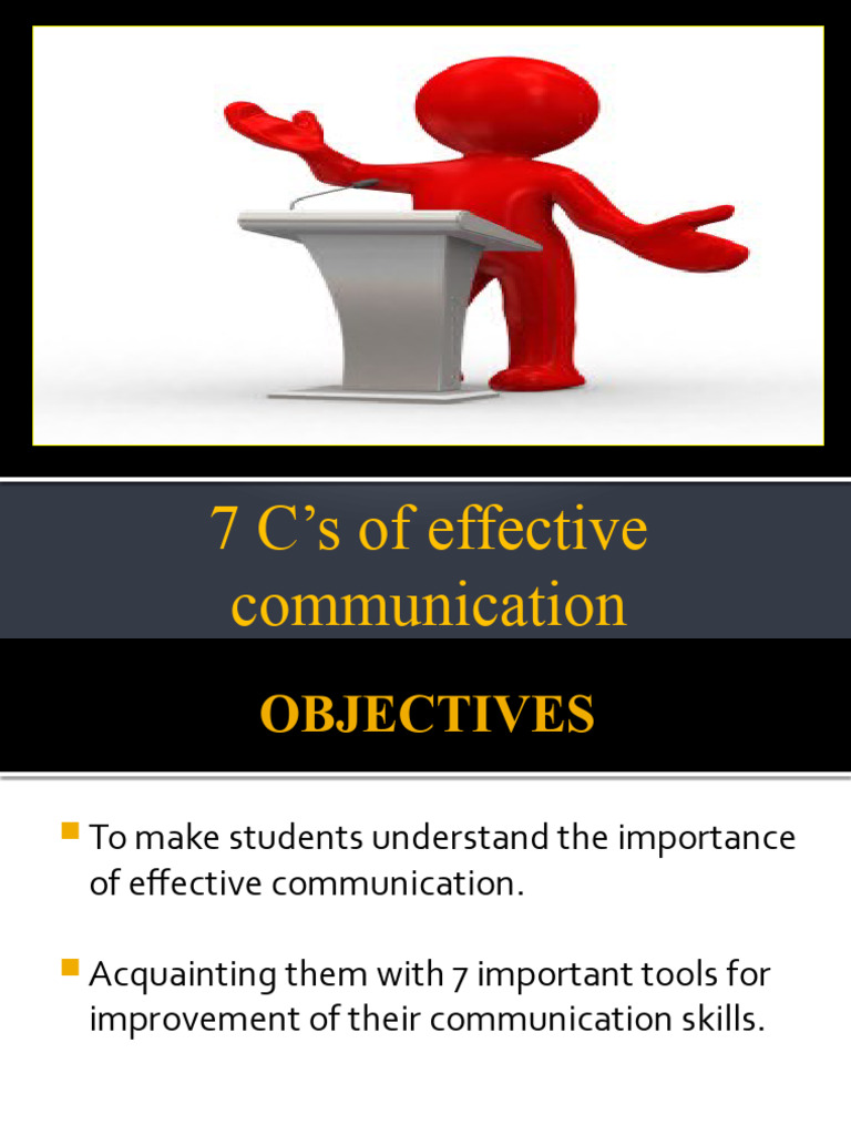 7c's of Effective Communication | Download Free PDF | Jargon | Linguistics
