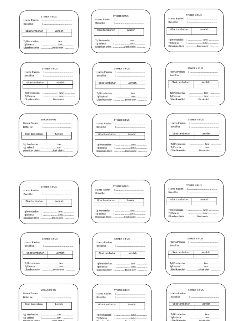 Stiker Infus New | PDF | Game & Aktivitas | Griya & Taman