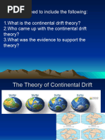 Continental Drift Theory | PDF | Science & Mathematics