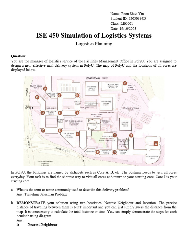 ISE450 Logistics Planning-Set4 | PDF | Mathematical Optimization | Algorithms