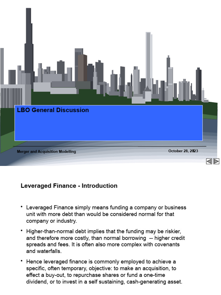 LBO and MA Exchange Ratio | PDF | High Yield Debt | Leveraged Buyout