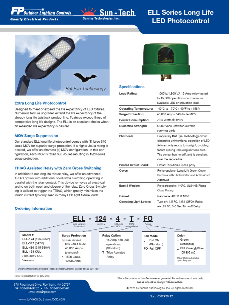 Ell Led V082420.12 | PDF | Technology & Engineering