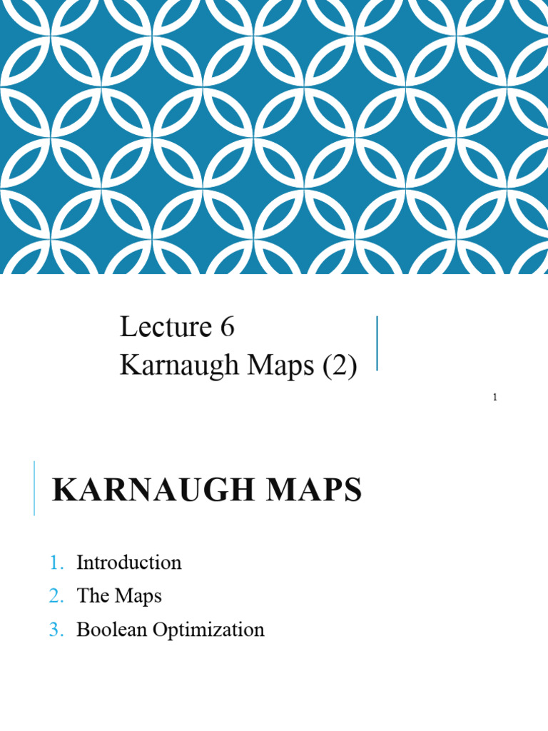 Lec 6 Karnaugh Map Review | PDF | Theoretical Computer Science | Logic