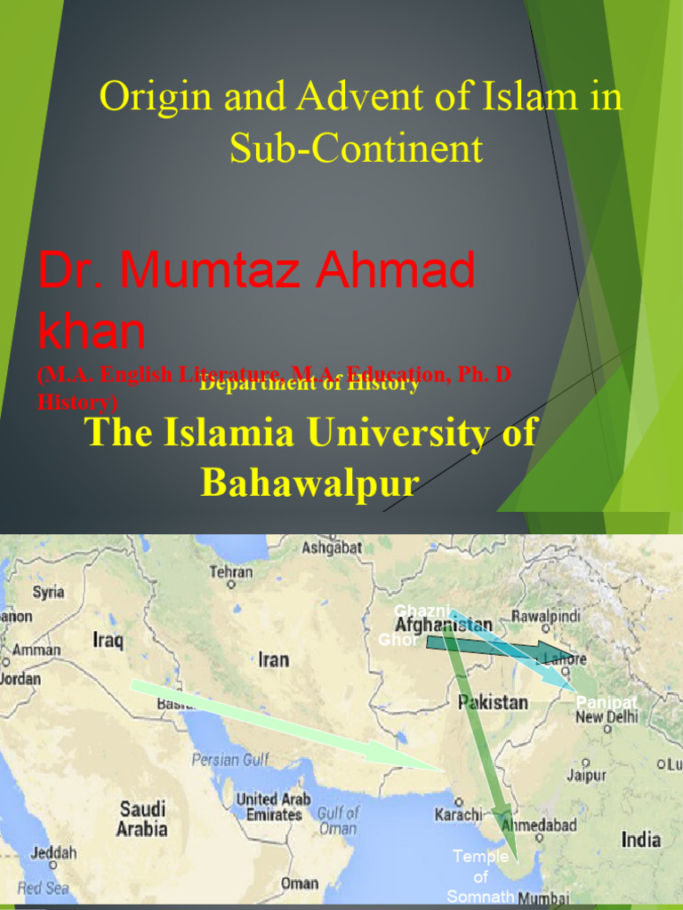 Lecture 2 Origin and Advent of Islam in Sub-Continent | PDF | South Asia