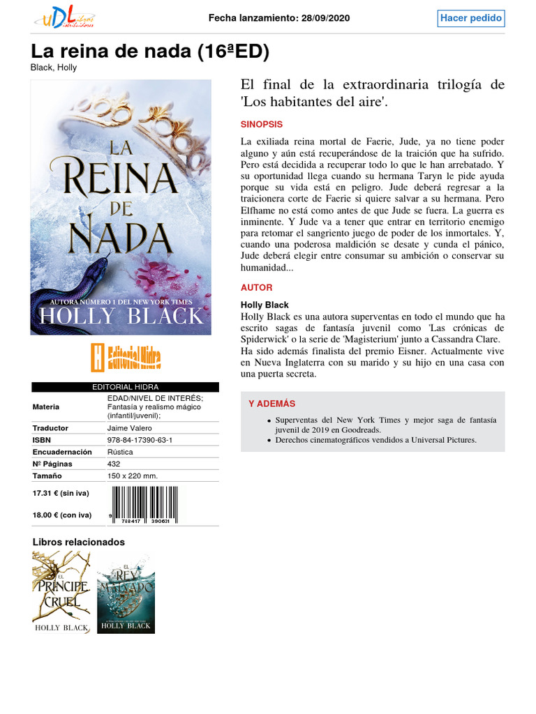 La Reina de La Nada :D | PDF