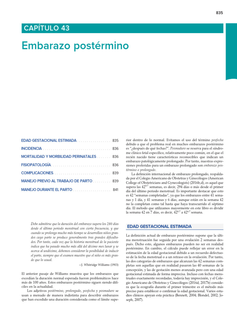 Williams Obstetricia 25a Edicion-853-859 | PDF